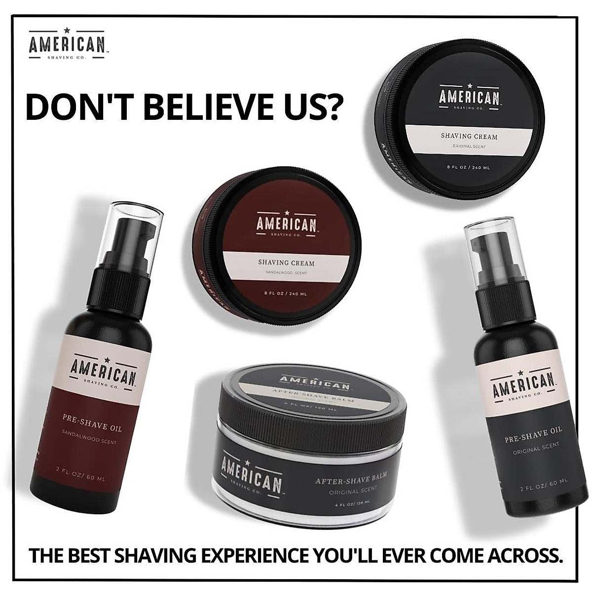 Pre-Shave Oil for Effortless, Smooth & Irritation-free Shave, For Men’s Skin Care Natural Handcrafted Blend Argan & Jojoba Oil, Protects Razor Burn, Premium Pre-Shave Oil by American Shaving Co - 2 Oz