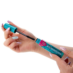 Nailen Black Waterproof Long Lash Mascara with Comb - No Clumps, Smudges, or Flakes - Voluminous and Long Eyelashes for Eye Makeup - 1 Count