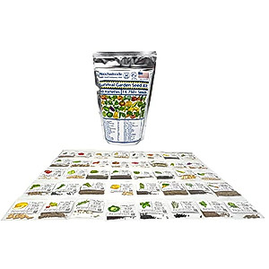 Survival Garden Seed Kit - 40 Varieties, 14,750+ Non-GMO Open Pollinated Seeds Heirloom Survival Seed Kit - Hoochadoodle Seed Company