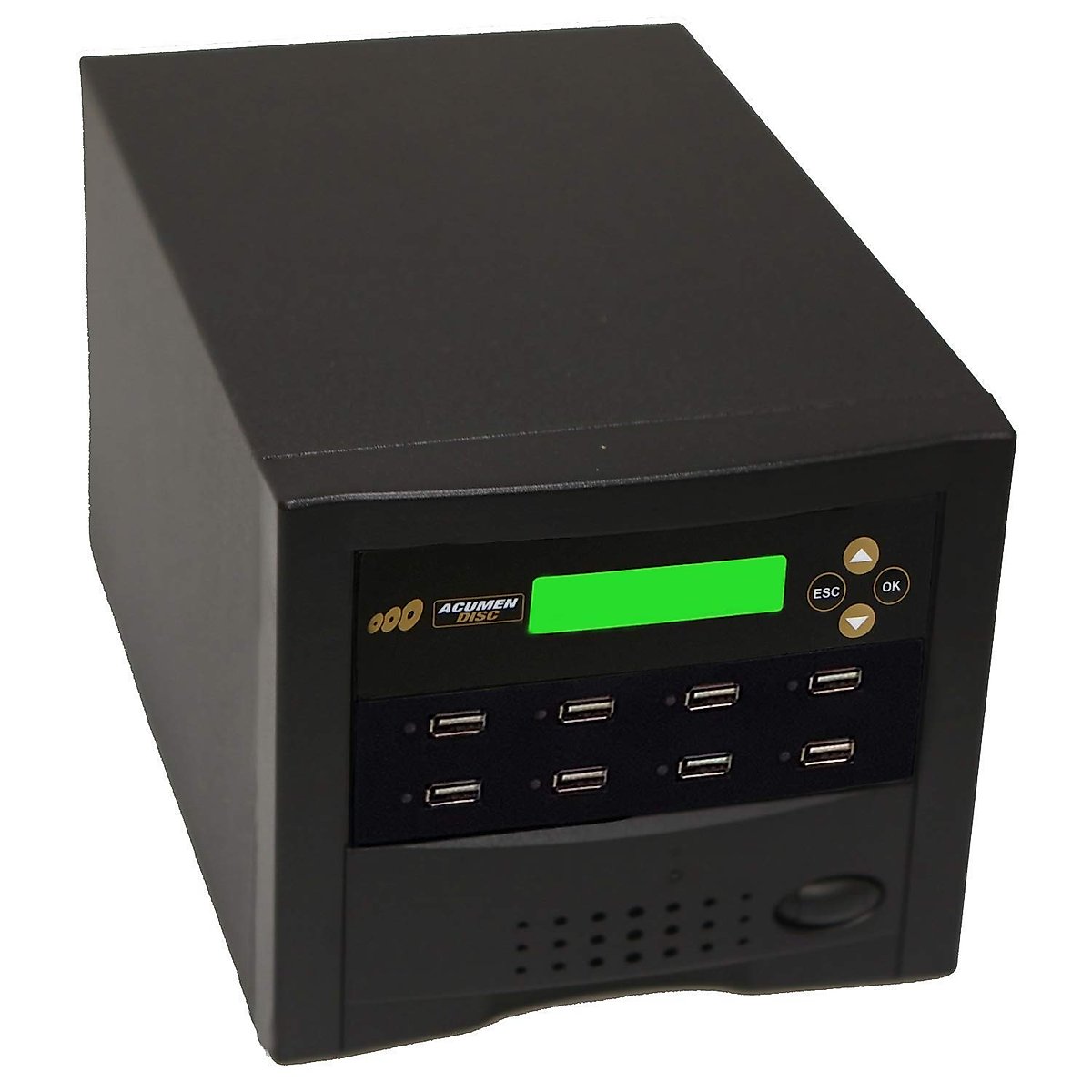 Acumen Disc 1 to 7 USB Duplicator - Multiple Standard-A Flash Memory Card Copier & Sanitizer (DOD Compliant) System - 2.0/3.0 Digital Key Dongle/Thumb Drive Media Mass Storage