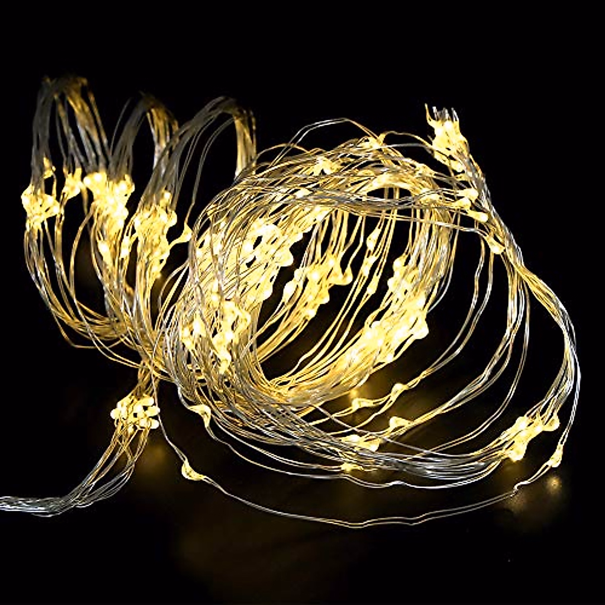 Talany Outdoor Solar String Lights, Indoor/Outdoor Solar Christmas String Lights Solar Light String Warm White Garden Stake Lights for Home Garden for Christmas Party