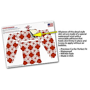 WraptorSkinz Skin Wrap compatible with Sony PS5 DualSense Controller Boxed Red Dark (CONTROLLER NOT INCLUDED)