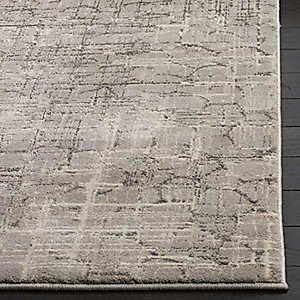 SAFAVIEH Meadow Collection 9' x 12' Grey MDW171F Modern Abstract Area Rug