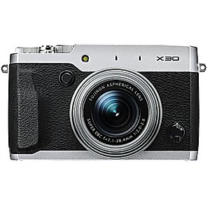 Fujifilm X30 12 MP Digital Camera with 3.0-Inch LCD (Silver)
