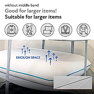 JY LIVING Folding Hanging Dryer for Clothes, Laundry, Sweater, Swimsuit and Clothing Easy Unfolding and Foldable Hanger Rack for Indoor, Outdoor, Outside and Camping Portable Design of Mesh (3 Tier)