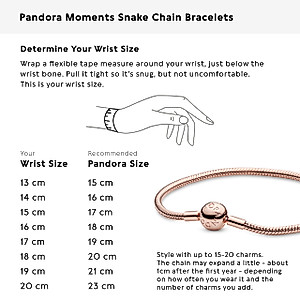 PANDORA Smooth Rose Clasp Bracelet