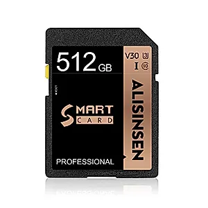 Memory Cards 512GB SD Card Class 10 for Digital Camera Vloggers,Filmmakers,Photographers 512GB Memory Card Camera SD Card Class 10,High Speed
