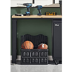 ClosetMaid ProGarage 12 Quart Utility Storage Tote Container, Black