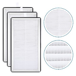 15 Replacement Filters Compatible with Air Puri-fier 15 Series, H13 True HEPA and Activated Carbon Filters, 3 in 1 Pre-Filters, 2 Pack, By KeeTidy