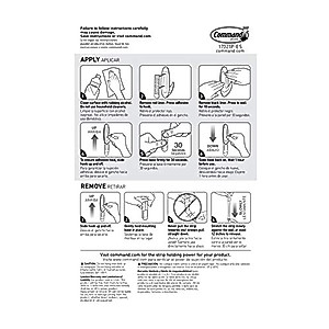 Command Medium Refill Adhesive Strips, Damage Free Hanging Adhesive Strips for Medium Indoor Wall Hooks, No Tools Removable Adhesive Strips for Living Spaces, 36 White Strips