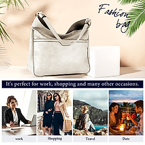 Hobo Handbags For Women Leather Purses and Handbags Large Crossbody Bags with Adjustable Shoulder Strap