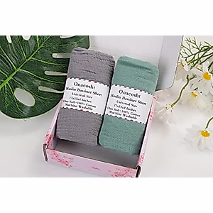 Muslin Bassinet Sheets 2 Pack Set for Baby Boy and Girl, 100% Muslin Cotton Fitted Sheet for Oval Hourglass and Rectangular Bassinet Mattress, Grey and Green