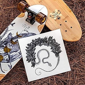 Arbor Pilsner Bamboo Collective Series Cruiser Skateboard Bundled with Swell Skate Tool + Crate White Shark Sticker…