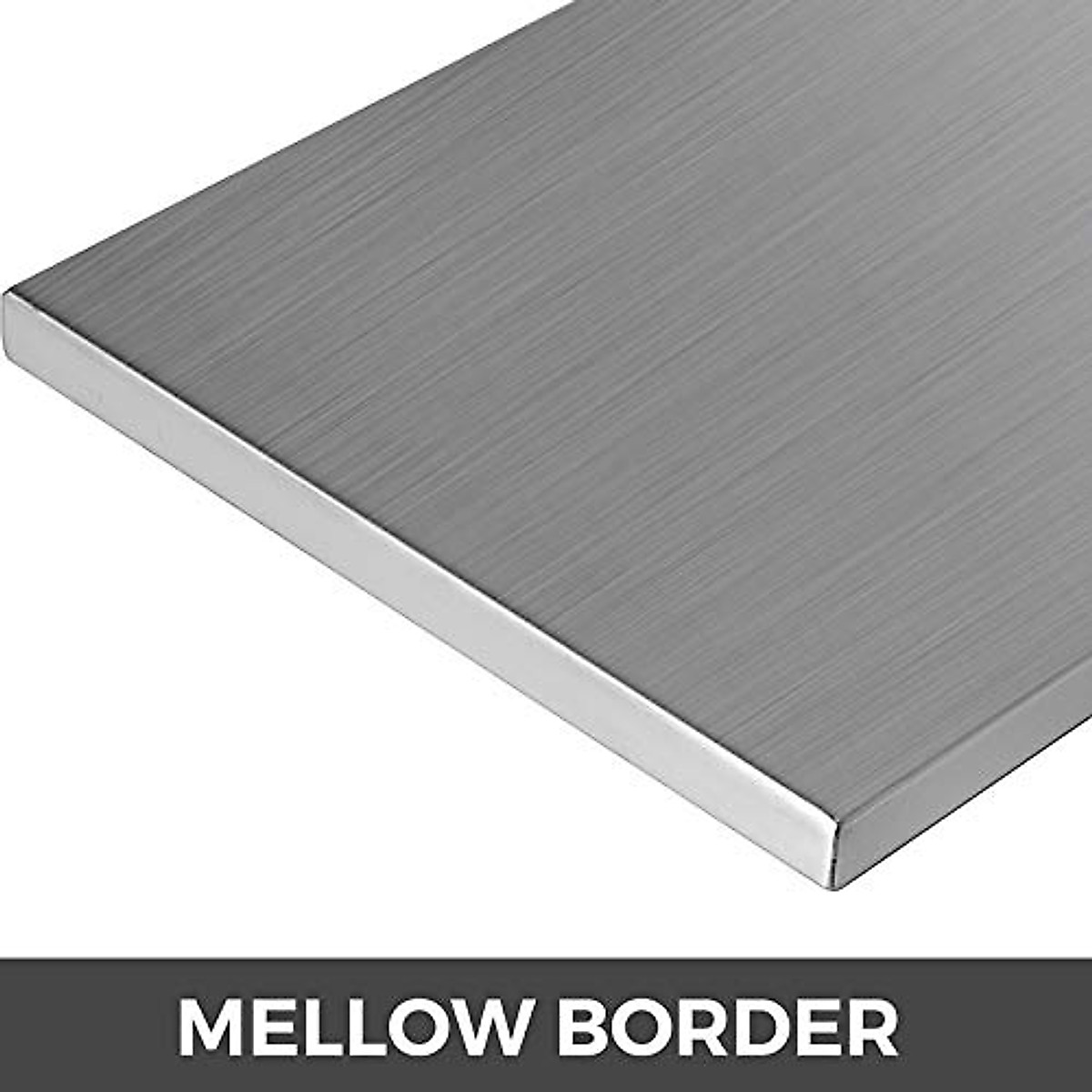 VBENLEM Fire Pit Lid 27 x 27 Inch 1.5mm Thick 430 Stainless Steel Fire Pit Burner Cover Square Fire Pit Lid for Drop-in Fire Pit Pan