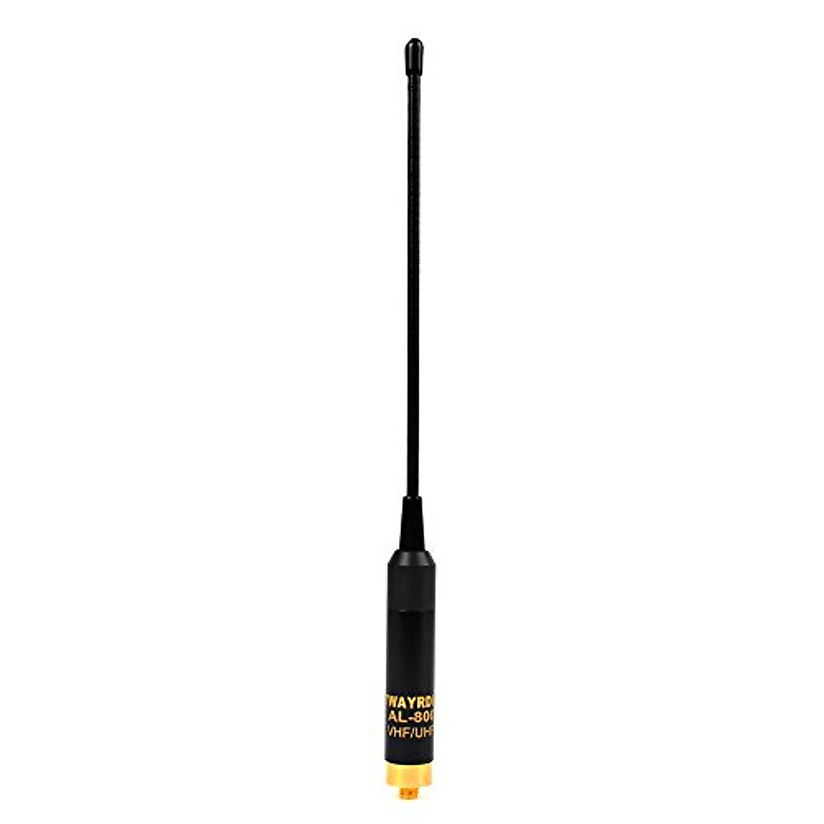 TWAYRDO AL-800 VHF/UHF 2m 70cm Walkie Talkie SMA-Female Extendable Antenna Dismountable 33.5-inch for Baofeng BF-UV5R BF-888s PUXING WOXUN Kenwood TK-360 TK-370 Two Way Radio