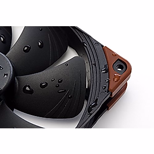 Noctua NF-A14 iPPC-3000 PWM, Heavy Duty Cooling Fan, 4-Pin, 3000 RPM (140mm, Black) for Desktop