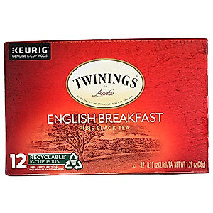 Twinings Tea English Breakfast Tea K-Cups, 12 ct