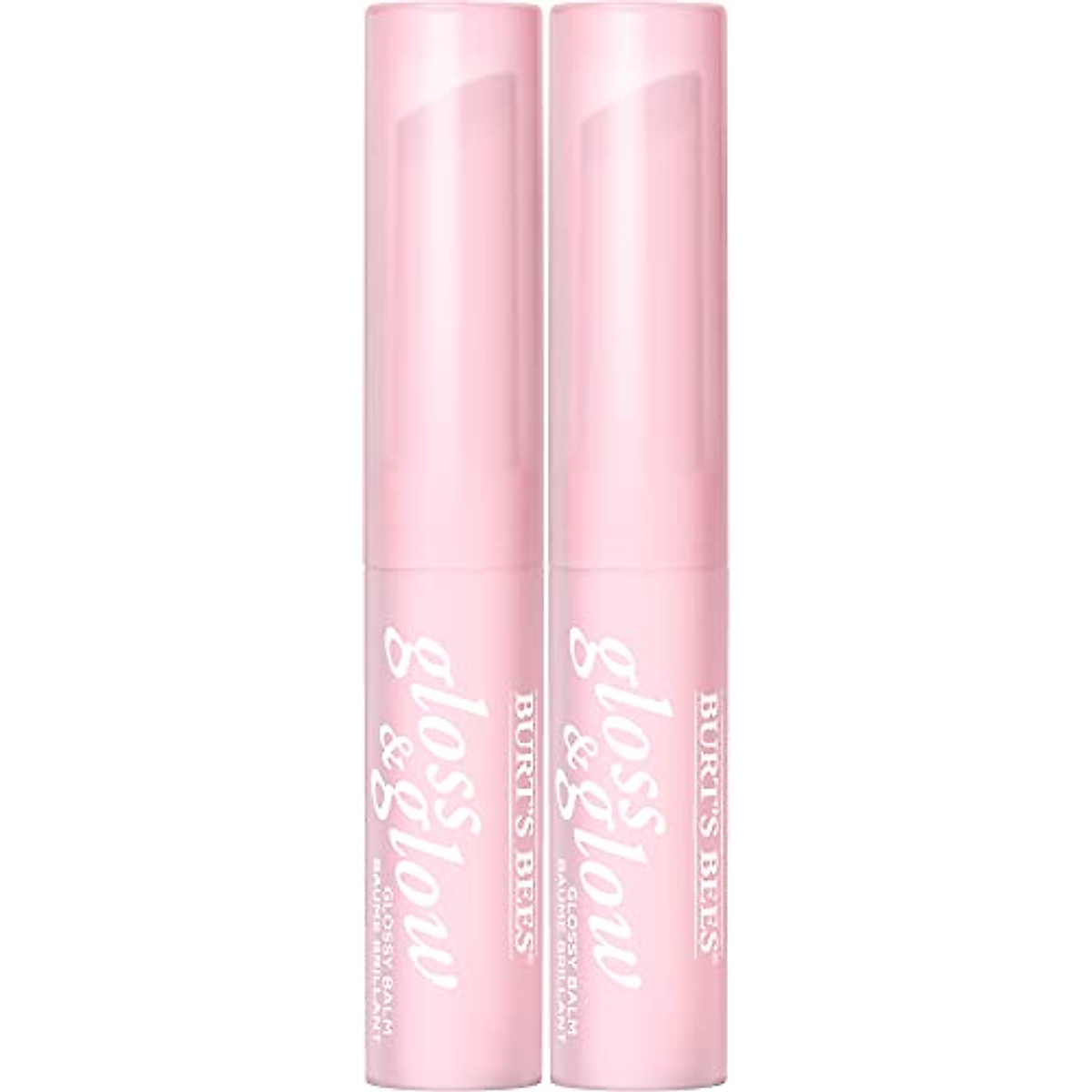 Burt's Bees Lip Gloss and Glow Glossy Balm, 100% Natural Makeup, Chai Time (Pack of 2 Tubes)