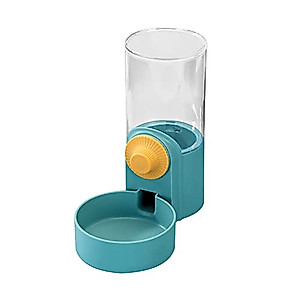 Rabbit Water Bottle Bunny Hanging Fountain Automatic Dispenser Chinchilla Water Feeder Bowl No Leak Detachable Crock for Bunny Chinchilla Guinea Pig Hedgehog Ferret Small Animal(33.8oz/1000mL)