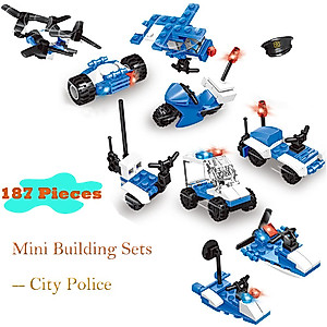 Ulanlan Military Vehicles and Engineering Cars Building Brick Sets, 3D Assembly Cars Construction Building Kit for Party Favors, Kids Prizes, Mini Building Block Car Toys for Boys and Girls, 30 Boxes