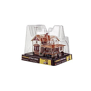 Micro-Mark Woodland Scenics Landmark Structures Built & Ready Corner Porch House, HO Scale