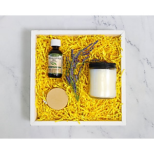 MagicWater Supply Crinkle Cut Paper Shred Filler (1/2 LB) for Gift Wrapping & Basket Filling - Yellow