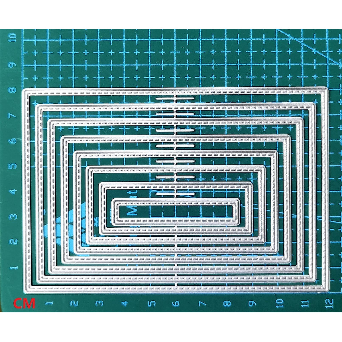 Cutting Dies Stencil Triangle Square Rectangle Round Ellipse Metal Mould for DIY Scrapbook Album Paper Card