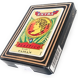 Spanish Playing Cards, Barajas Espanolas, Red Color, Color rojo Faisan