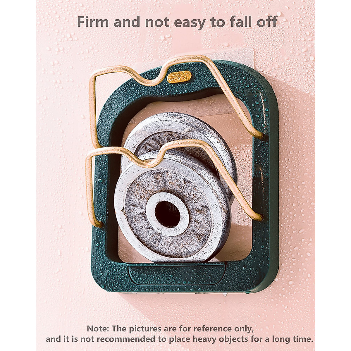 Pot Cover Frame, Wall Mounted, Hole Free, Multi-Functional Household Kitchen Storage Rack, Light Extravagant Pot Cover Frame (White)