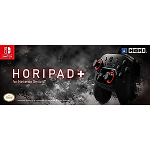 HORI Nintendo Switch HORIPAD Plus+ Wired Controller for first person shooters, battle royales and more - Officially Licensed by Nintendo