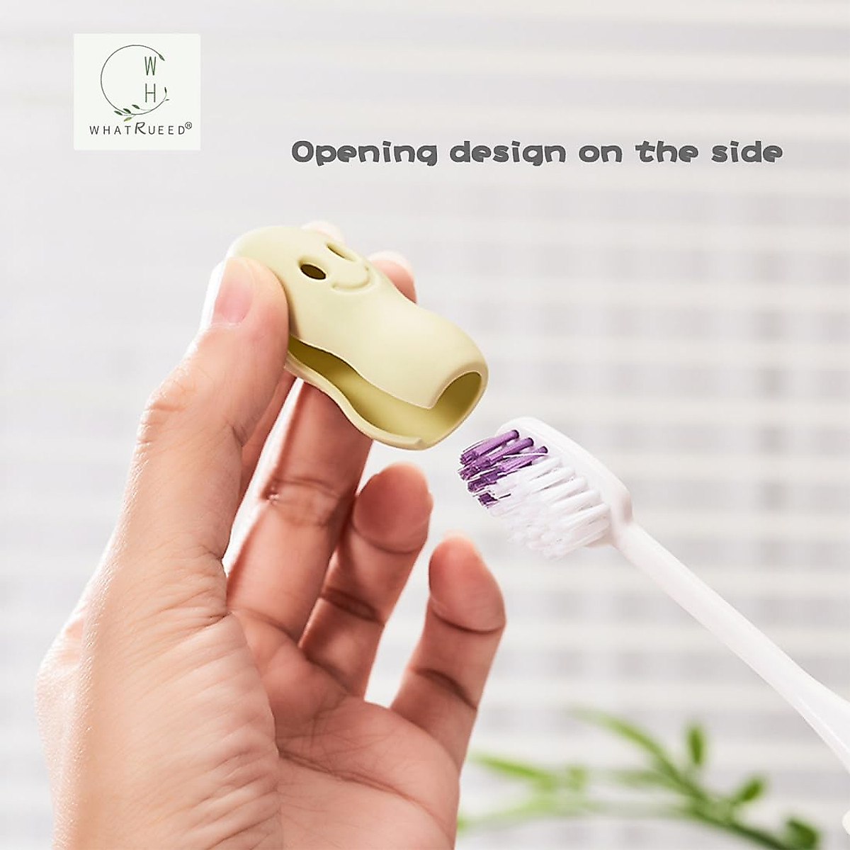 Travel Toothbrush Head Cover Case for Kids, Children Silicone Protector Cap, Dustproof Toothbrush Protect Case (Set of 8)