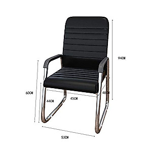 Student Dorm Room Games Chairs, Conference Reception Chair with Mesh Back, Breathable Mesh Computer Chair, 45 * 48 * 94CM(Color:Blue)