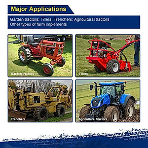 MaxAuto 2Pcs 4.80/4.00-8 Tires 4.80x4.00-8 8" Lawn Garden Tires 4.80x4.00x8 4.80-4.00-8 Turf Lawnmower Tractor Golf Cart Tubeless Tire