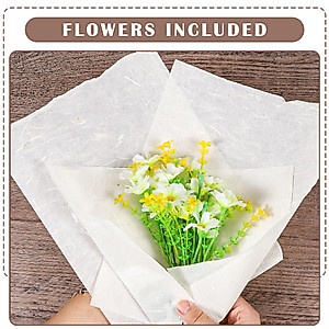 60 Sheets A4 Mulberry Paper Sheets Natural Fiber Rice Paper 8.5 x 11in Decoupage Paper Decorative Paper Tissue Paper for DIY Crafts, Calligraphy, Painting, Gift Wrap