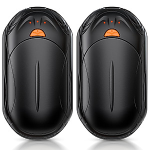 AI Hand Warmers Rechargeable 2 Pack, 6000mAh Electric Hand Warmers, AI Smart Chips 20Hrs Long Safe Heat, Portable Pocket Heater, Gifts for Christmas, Outdoor, Golf, Hunting, Camping Accessories