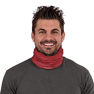FOCO Solid Hot Pink Gaiter Scarf, Large (GEN GAITER)