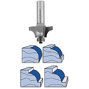 Whiteside Router Bits 2040B Multi-Beading Set 1/4-Inch Radius, 1-1/4-Inch Large Diameter and 1/2-Inch Cutting Length
