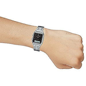 Casio AQ-230A-1DMQYEF Mens Combi Bracelet Watch