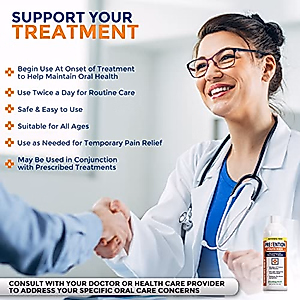 Prevention Oncology Mouth Rinse | Alcohol Free - Specially Formulated for Patients Undergoing Oncology Treatment, Value 2-Pack