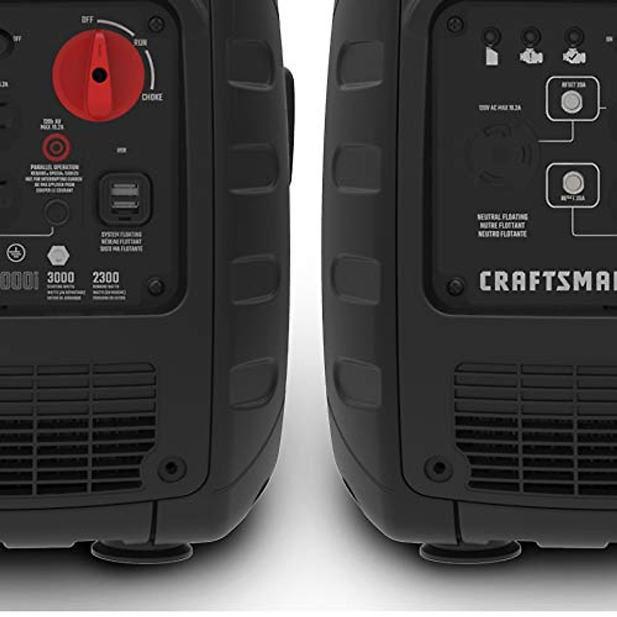 Craftsman C0010030 3,000-Watt Gas-Powered Portable Generator - Reliable & Versatile - Quiet Operation - Ideal for Outdoor Activities - Powered by Generac - 50 State/CARB Compliant