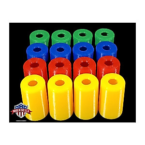 Trouble Board Game Replacement Pieces Parts Movers Pawns Pegs -16 Red Green Blue Yellow