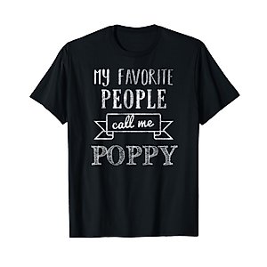 My Favorite People Call Me Poppy Shirt Father's Day Shirt
