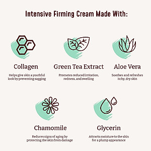 BLOOM Collagen Cream + Aloe Vera Moisturizer Body Lotion & Face Cream | Dry Skin Rescue Collagen Lotion | Skin Tightening Cream | Skin Firming + Tightening Lotion | Body Skin Care Products, 15 Oz