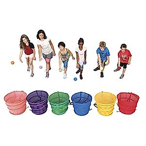 Sportime 6-Team Pursuit Ball Game, Set of 6 Goals and 72 Balls