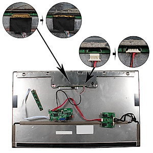 VSDISPLAY HD-MI VGA Controller Board eDP for 27" 2560x1440 2K LM270WQ1-SDE3 36 pin WLED LCD Screen