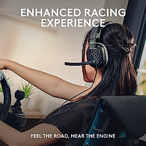 Logitech G920 Driving Force Racing Wheel and Pedals, Force Feedback + ASTRO A10 Gen 2 Wired Headset - Xbox Series X|S, Xbox One and PC, Mac - Black