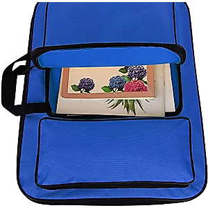 A3 Art Portfolio Case Drawing Board Bag for Kids Portable Waterproof Art Carry Backpack for Painting Sketch Artist Student Storage Tote Bag for Palette Paints Brushes Pencils