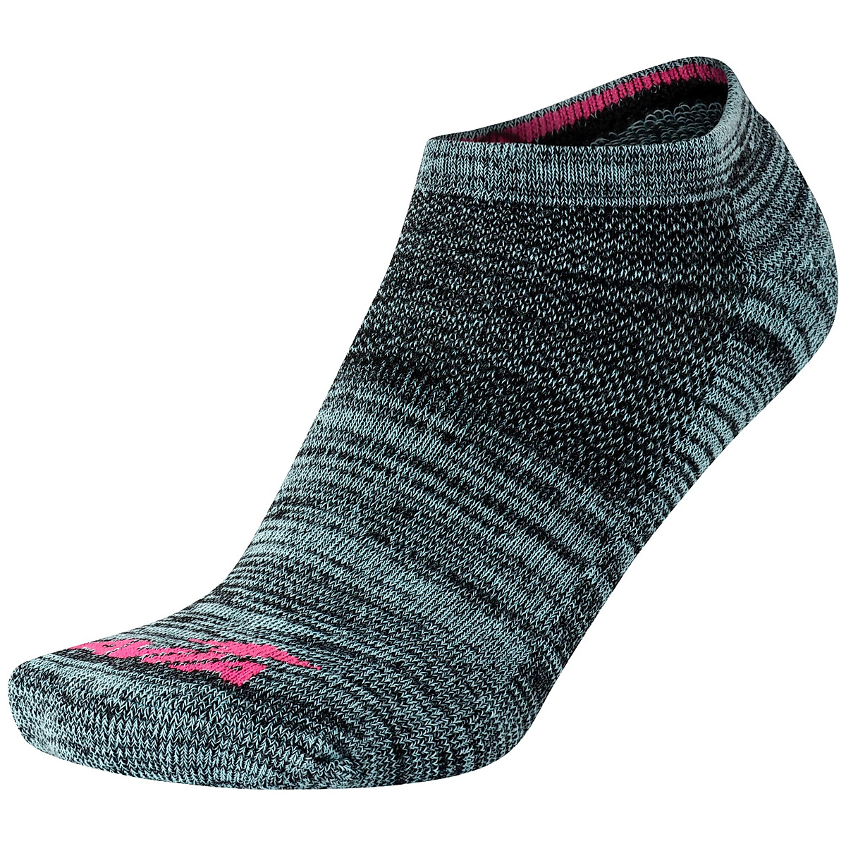 Avia Girls' Socks - 10 Pack Athletic Low Cut No Show Cushioned Liners, Size Medium, Turquoise Multi