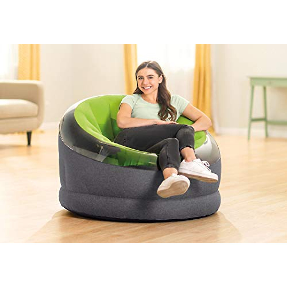 Intex Inflatable Empire Chair, 44" X 43" X 27", Color May Vary, 1 Pack