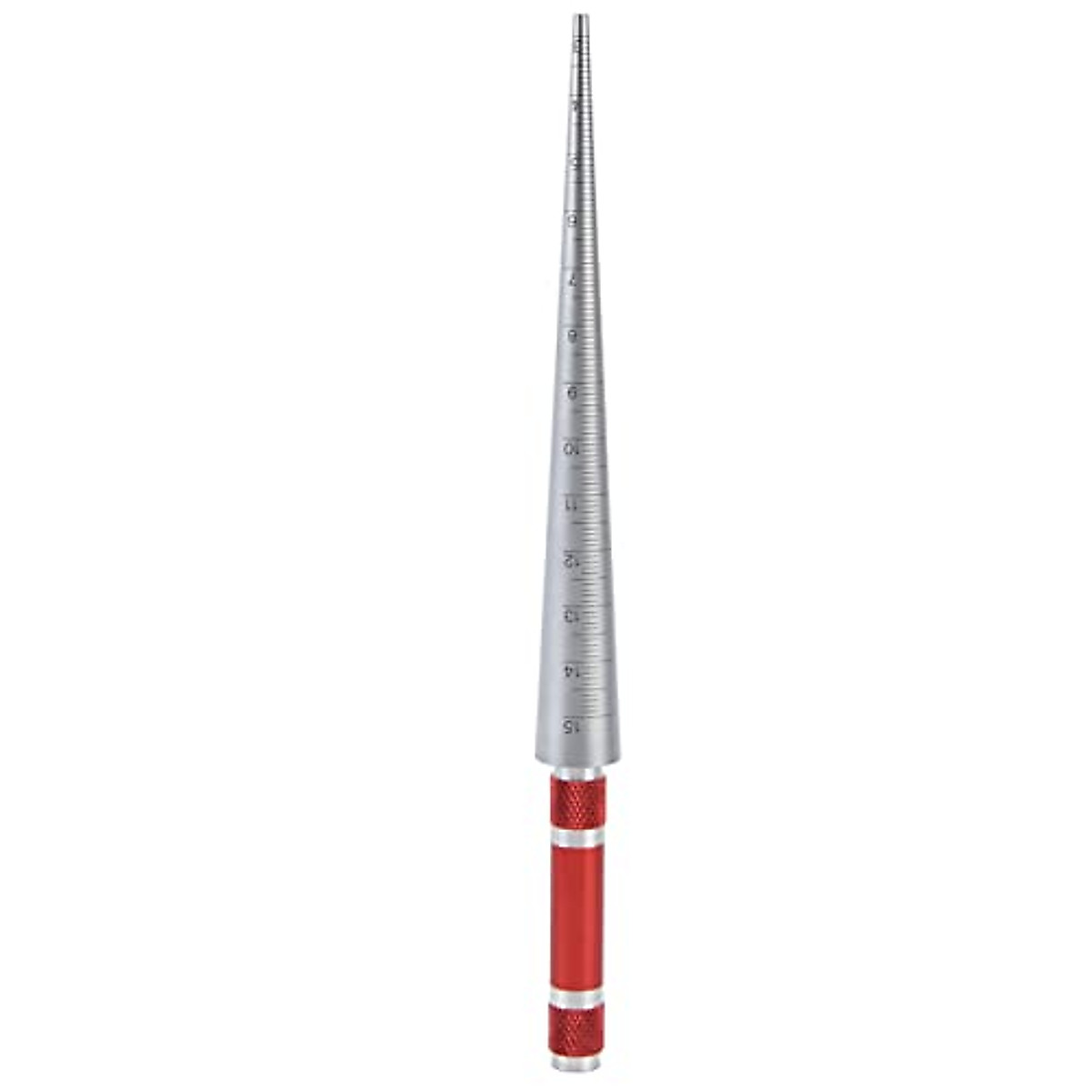 Aperture Gauge, Stainless Steel Conical Inner Diameter Inspection Measurement Tool 3‑15mm Used to Measure the Inner Diameter and Hole of Thin Walled Parts